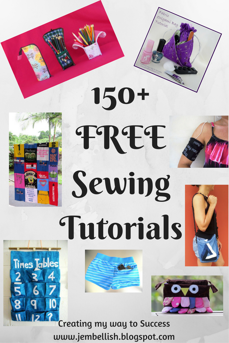 Creating my way to Success: 150+ Free Sewing Tutorials