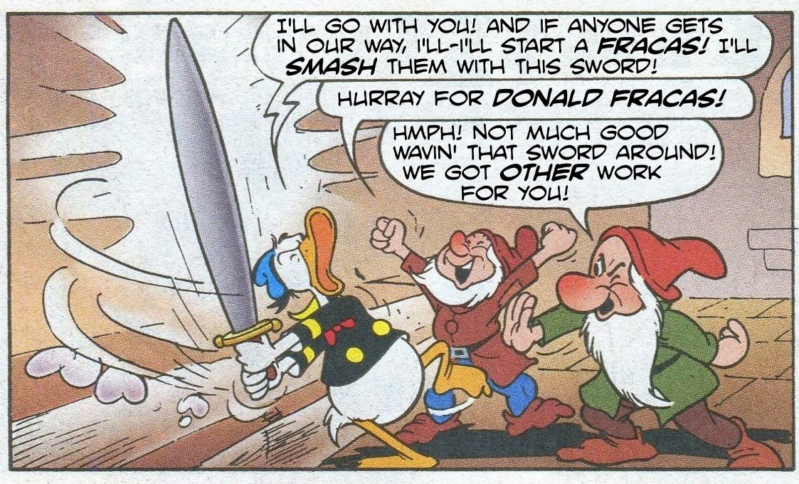 Duck Comics Revue: "Donald Fracas"