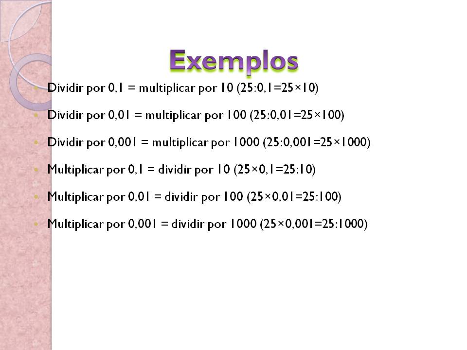 Matemática Escola Básica De Vale Da Amoreira Regras Da Divisão