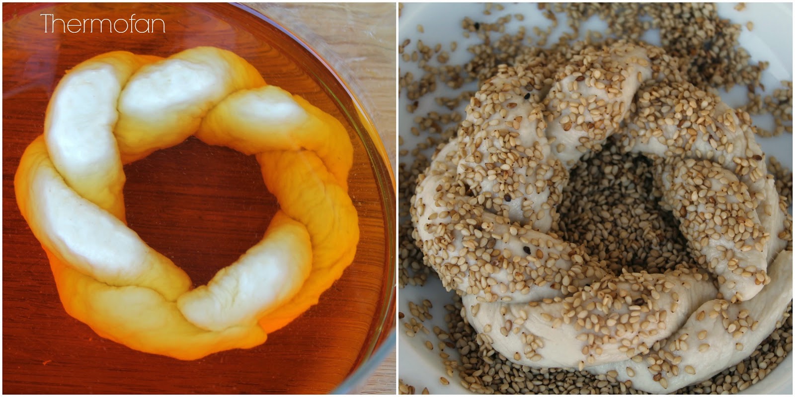 Simit: Turkish sesame seed ring bread — Thermofan