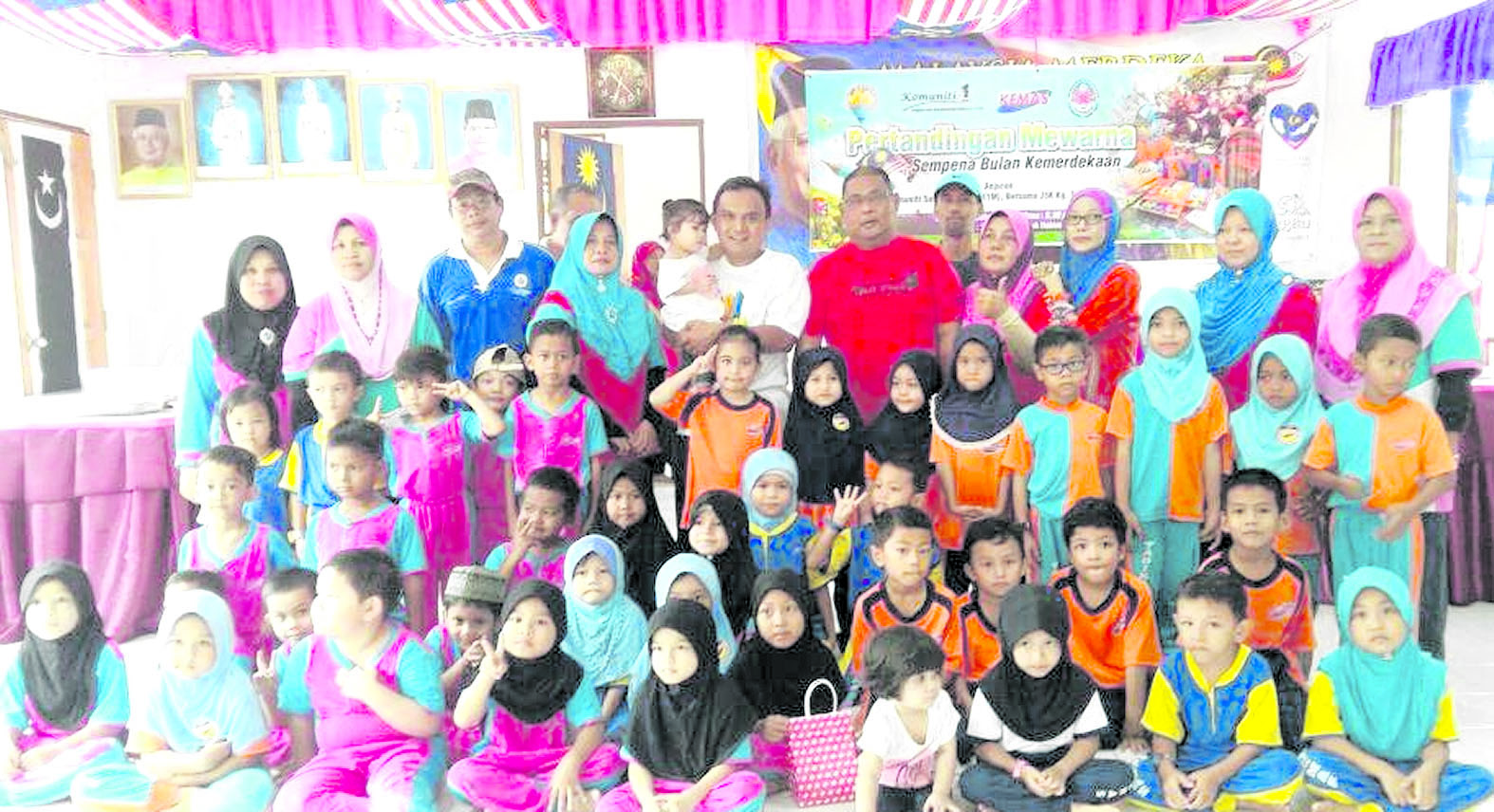 Pabila Penaku Menari: Murid Tabika Kemas meriahkan Hari Sukan Negara