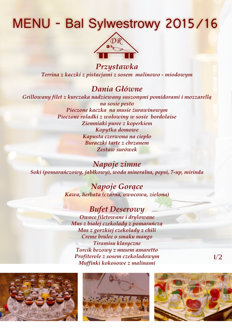 Sala weselna | Hotel *** Restauracja | Catering Namysłów: MENU - Bal ...