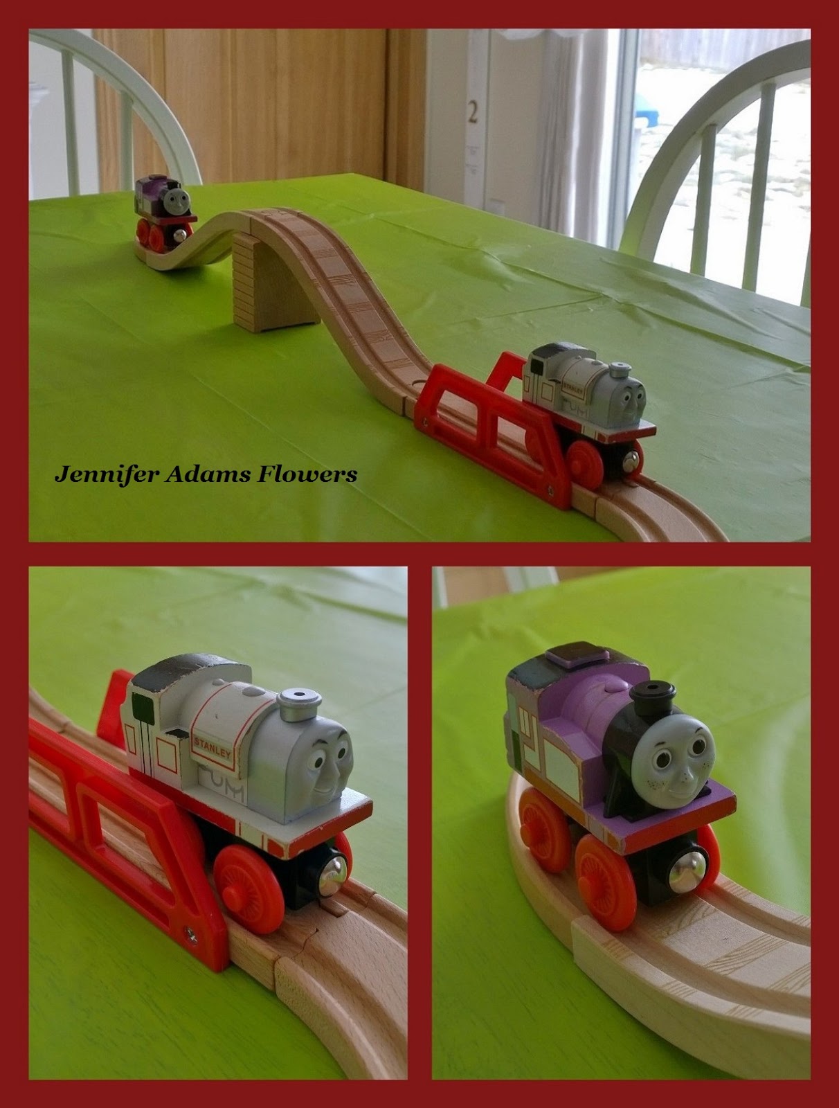 Jennifer Adams Flowers : Thomas the Train Birthday Party: Decor