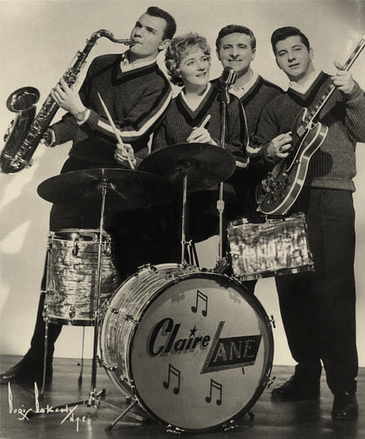 WHITE DOO-WOP COLLECTOR: CLAIRE LANE & THE RAMRODS_The Boy Next Door