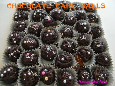 Chocolate Cake Balls | Passionate About Baking