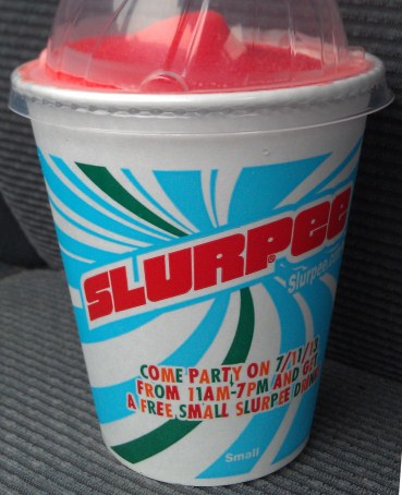 On Second Scoop: Ice Cream Reviews: Free Small Slurpee on 7/11 I try ...