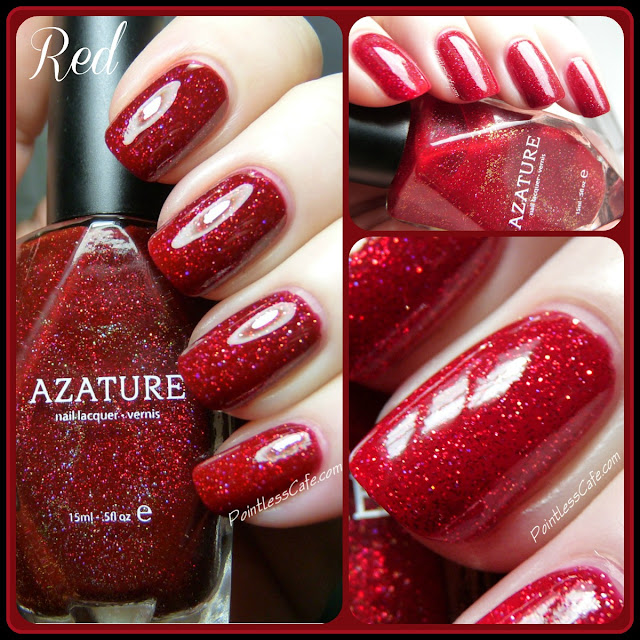 Azature Red - Swatches and Review | Pointless Cafe