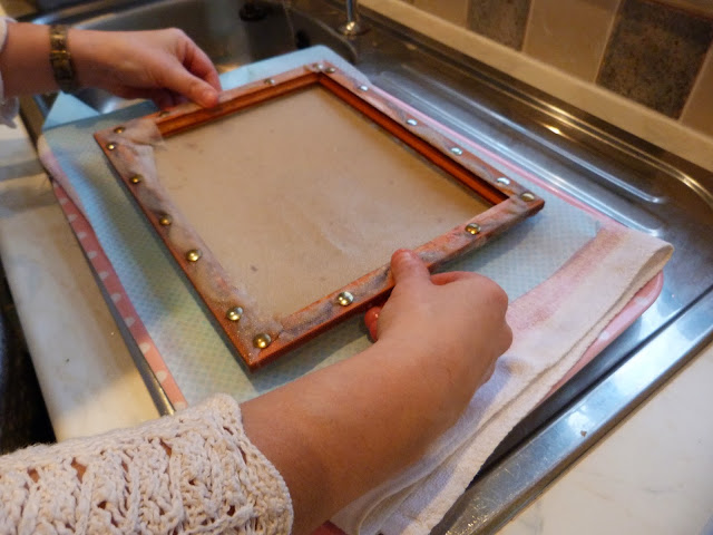 Interlaced-Textile Arts : Making Paper