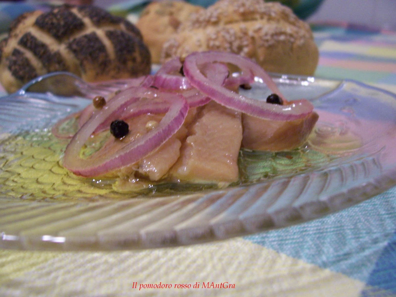 Il Pomodoro Rosso di MAntGra: Aringa affumicata e marinata