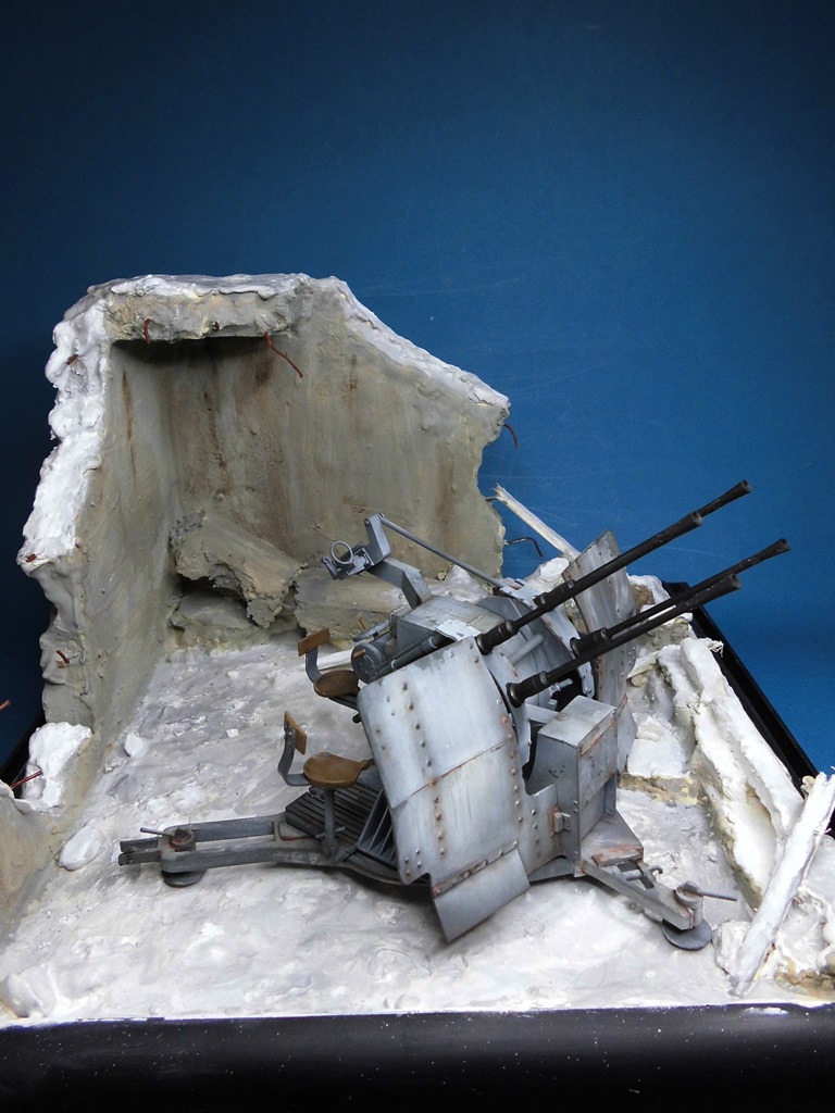 ah-dioramen: 2-cm-Flak-Vierling 38 mit Bedienung in 1/16 ah-dioramen: 2-cm-Flak-Vierling 38 mit Bedienung in 1/16