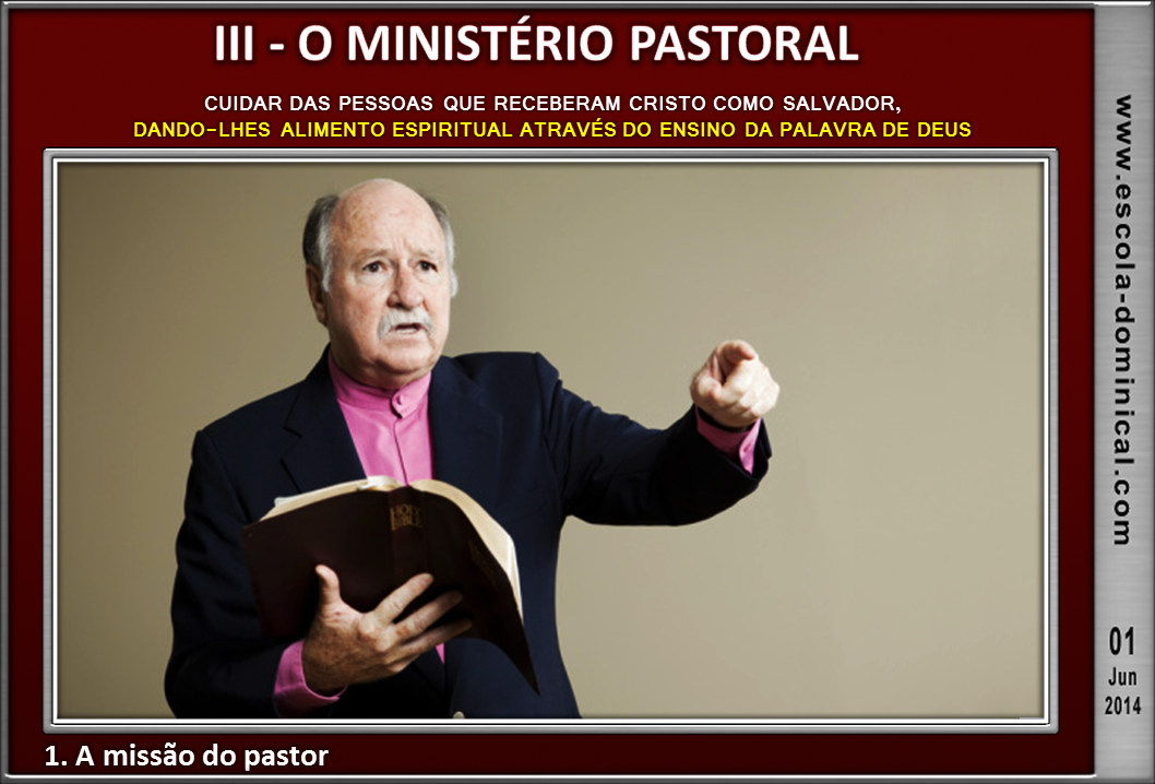 LIÇÃO 09 – O MINISTÉRIO DE PASTOR / SLIDES DA LIÇÃO | PROF. ROBSON SANTOS