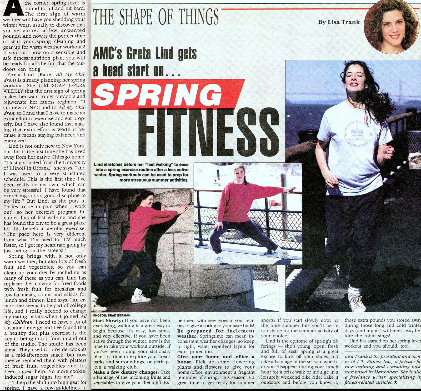 AMC: Greta Lind Gets A Head Start On...Spring Fitness