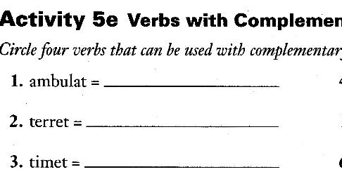 Uses of the Infinitive Latintutorial: Subjective, Objective and ...