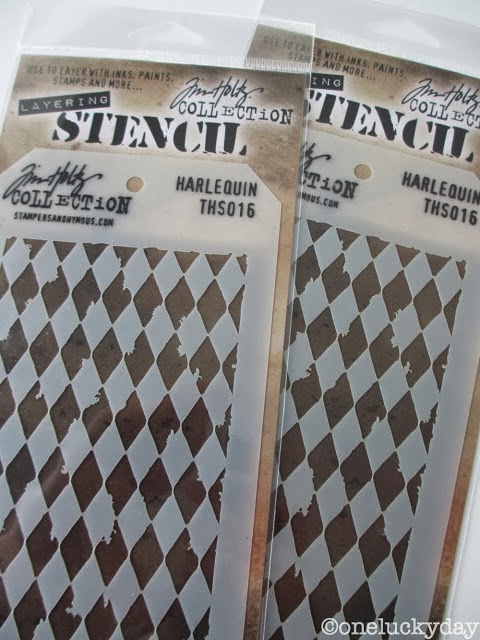 One Lucky Day: Layering Stencil - Harlequin