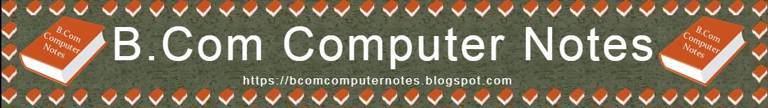 B.Com Computer Notes: Fundamentals of Computer and PC Software Syllabus ...