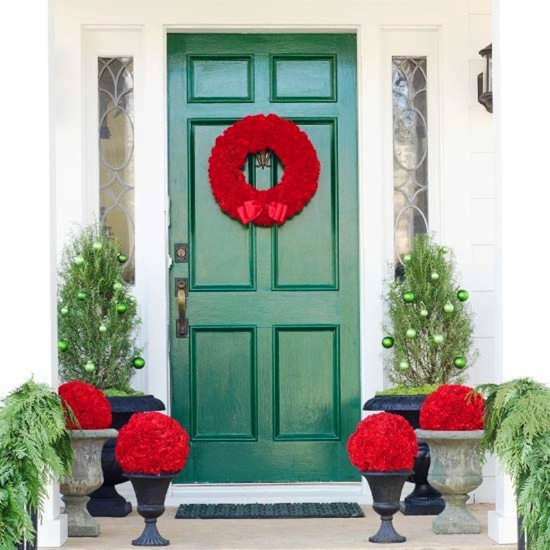 ciao! newport beach: festive christmas doors