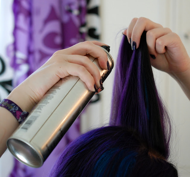 Bones And Lilies: How To Use Bumpits With A Back-Combed Goth Do