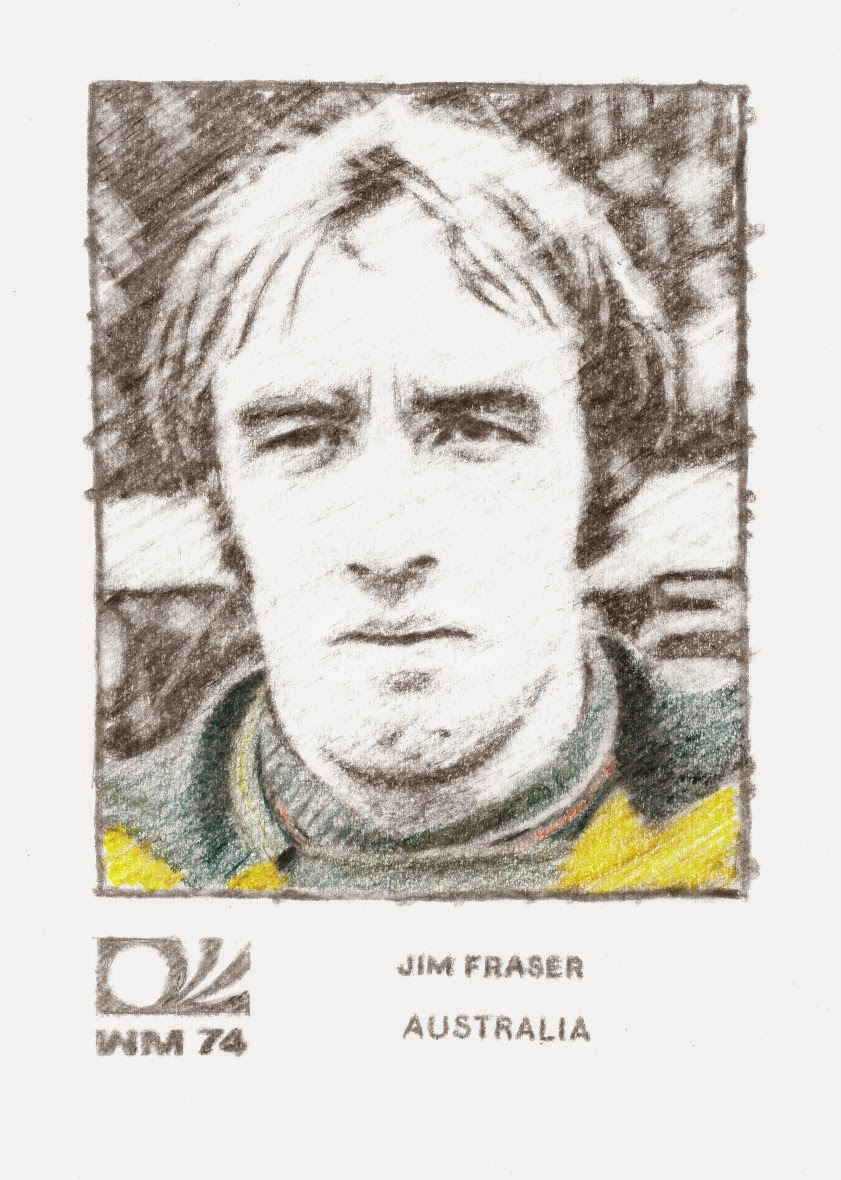 The Opposite of Tomato: World Cup '74 Portrait #144 (Jim Fraser: Australia)