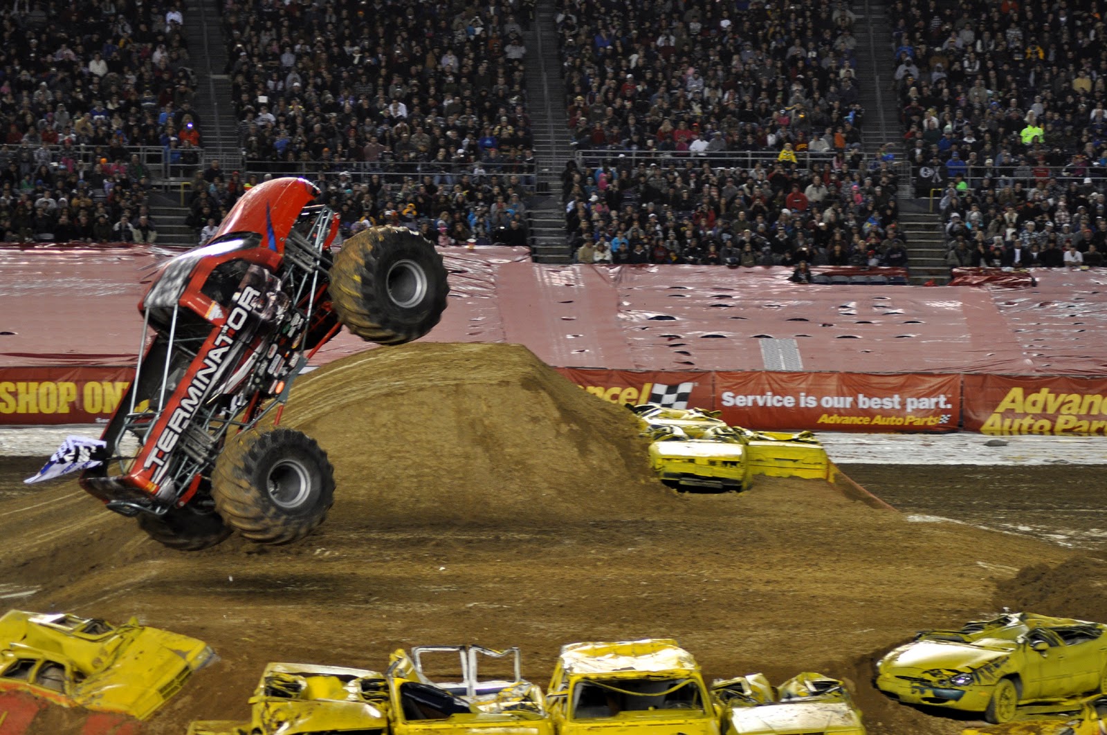 Just A Car Guy: Monster trucks in action, at a glance