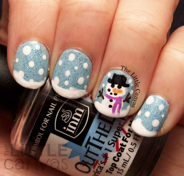 Snowman Nails! - The Little Canvas