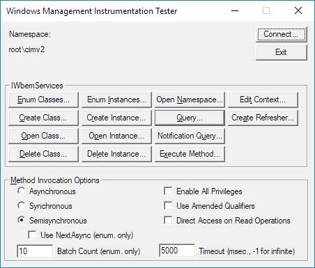 Test WMI Query Connection PowerShell