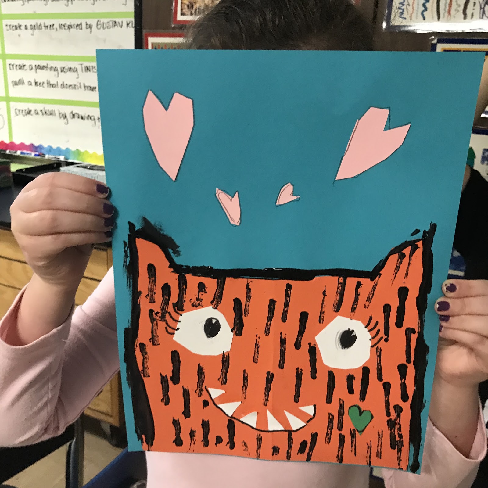 Elements of the Art Room: 1st grade Love Monsters