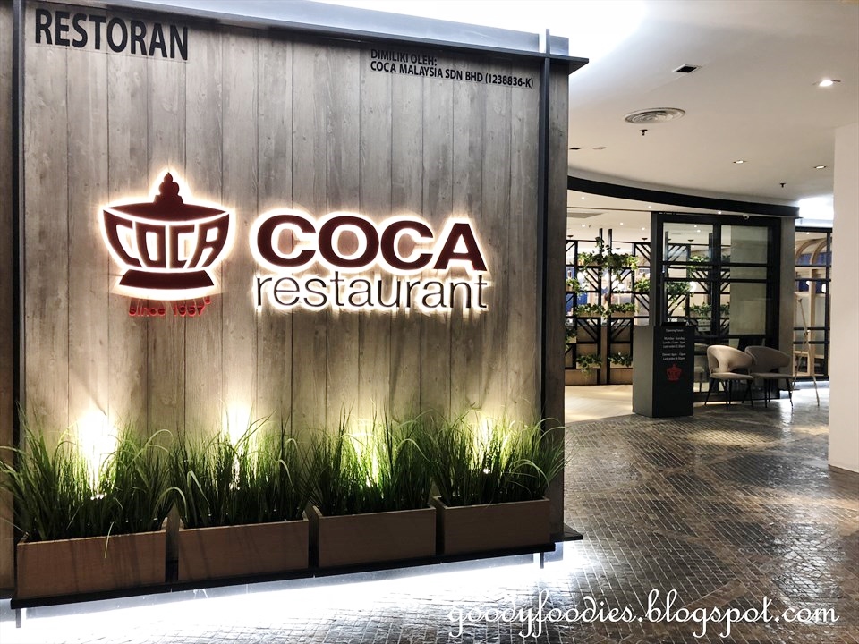 GoodyFoodies: COCA Restaurant, Bangsar Shopping Centre: Contemporary ...