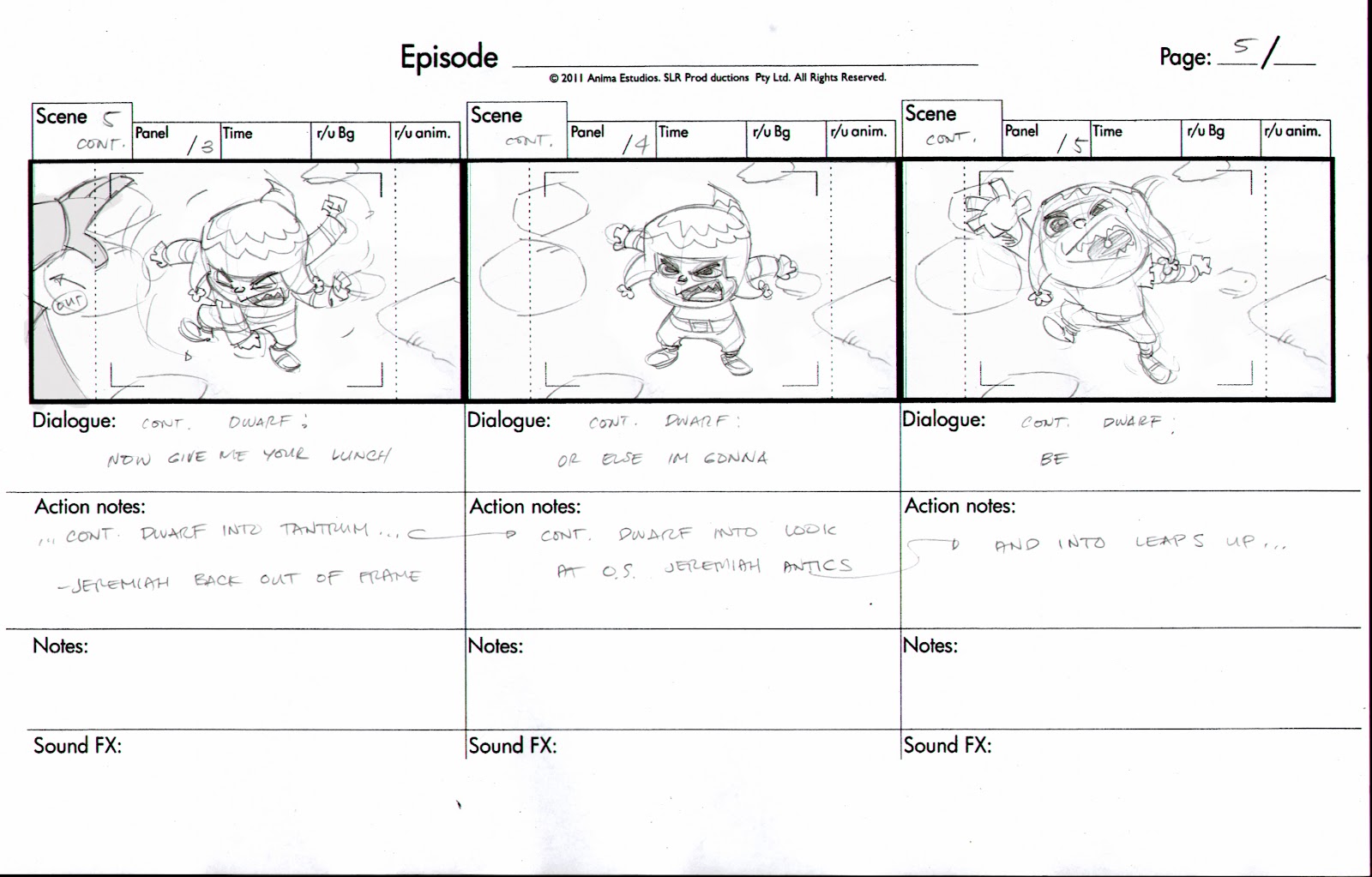 Story board work by Golden Street Animation: These are examples of the ...