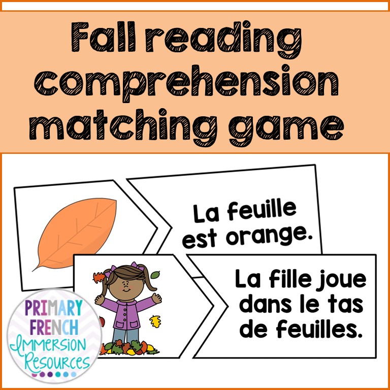 French fall resources - Primary French Immersion Resources