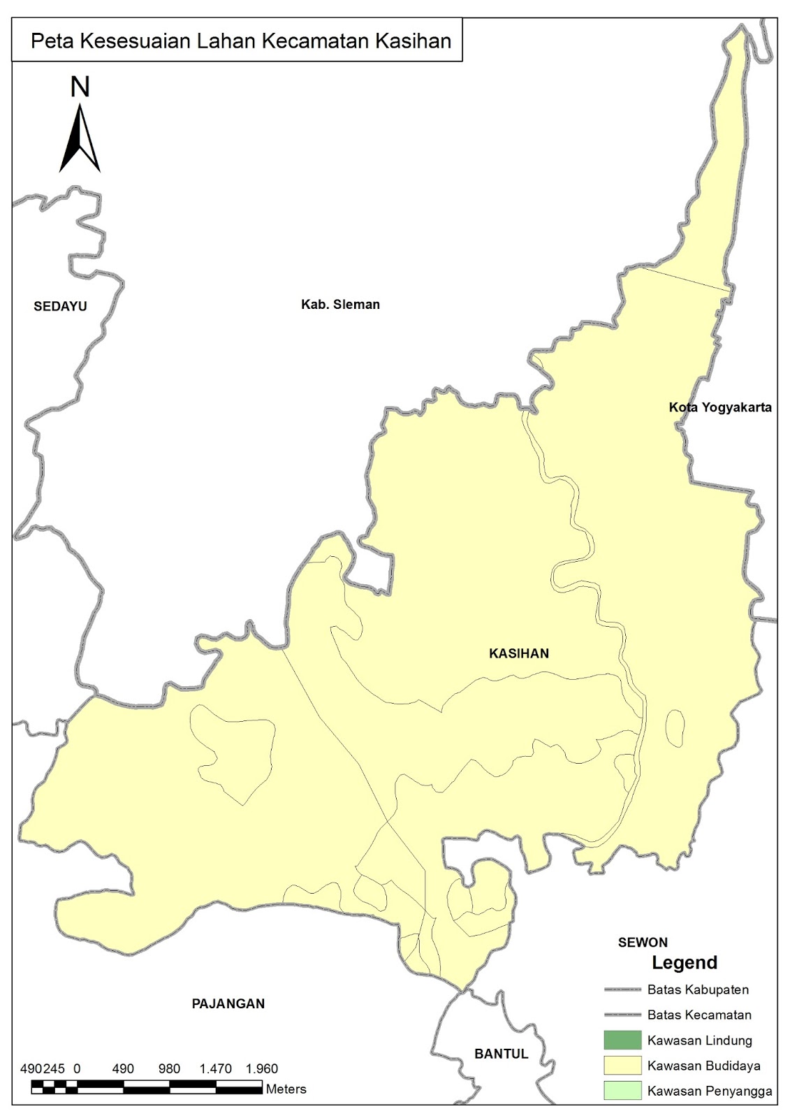 Bantul Magnificent: Kumpulan Peta Kabupaten Bantul