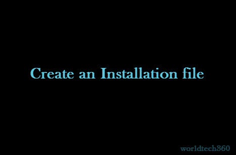 How to make an Installation file(setup file) using Iexpress.