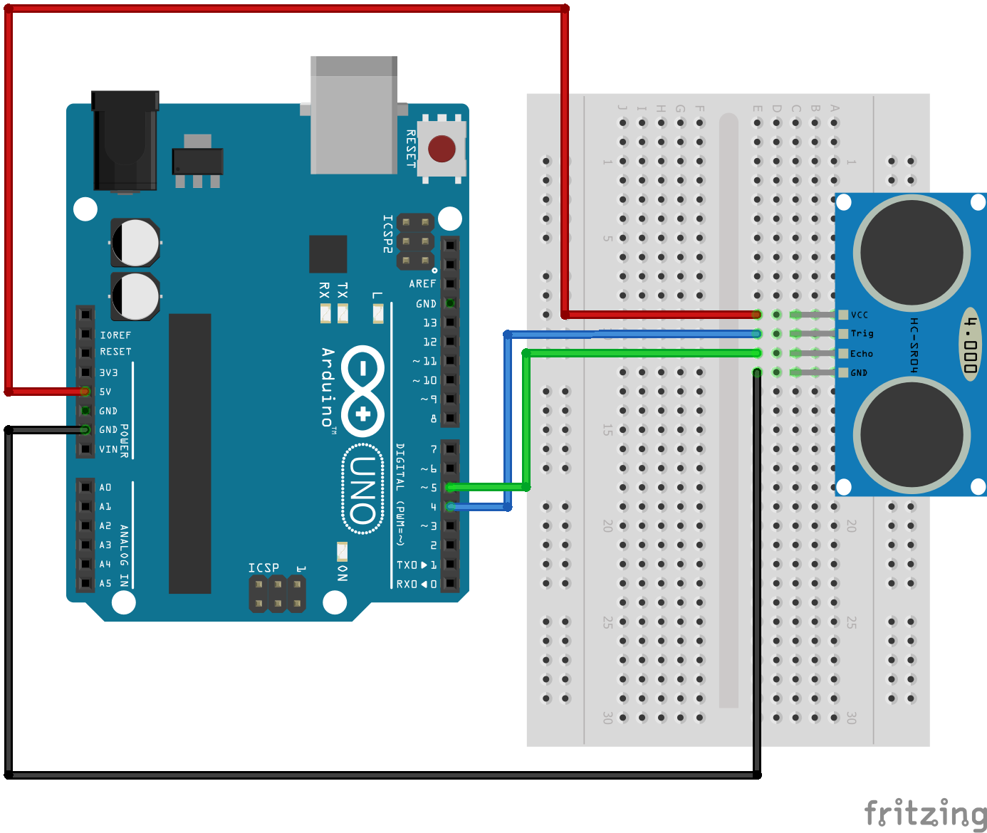 Medindo Distâncias Com Arduino e Módulo Sensor Ultrassônico HC-SR04 ...