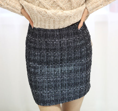 [Secret2Girls] Tweed H-Line Mini Skirt | KSTYLICK - Latest Korean ...