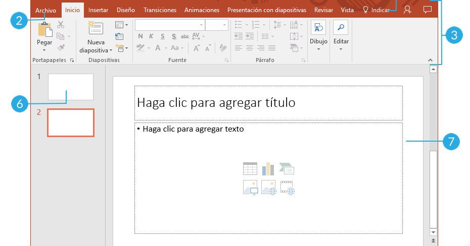Introducción a la informatica: Interfaz de Power Point