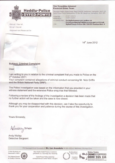 STATE PROTECTION OF NICHOLAS JOHN GRIFFIN HAS NOW BEEN PROVEN BEYOND ...