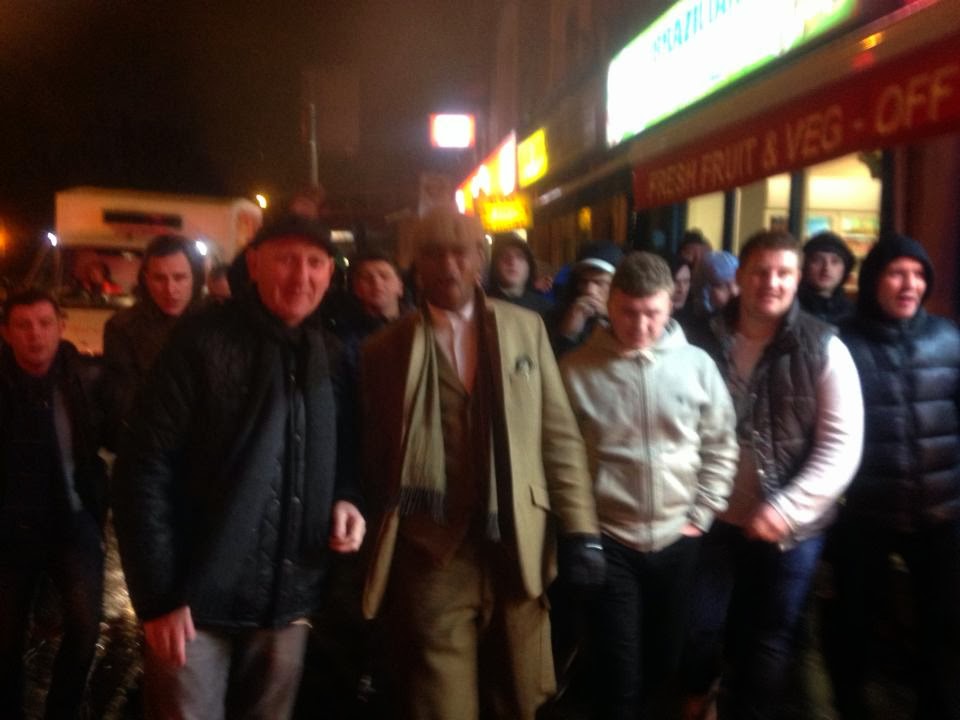 Football Hooligan Pictures: Manchester City at Spurs 29 January 2014