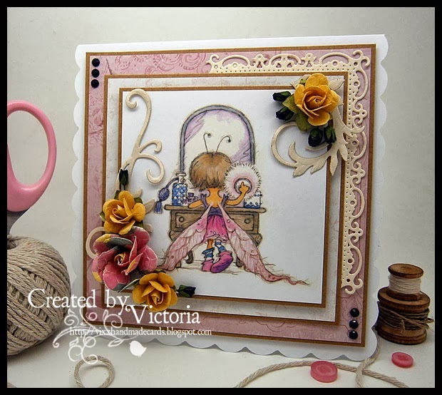 Vixx Handmade Cards: MY CRAFTY HEART DT POST ~ FAIRIES...