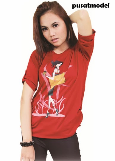 Pilihan Model Kaos Wanita Trendy - Pusat Model
