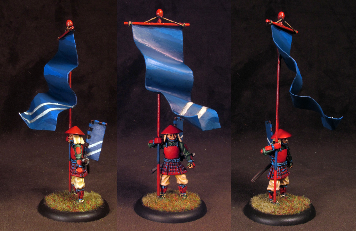 Carmen's Fun Painty Time: 42mm Samurai: Banner man