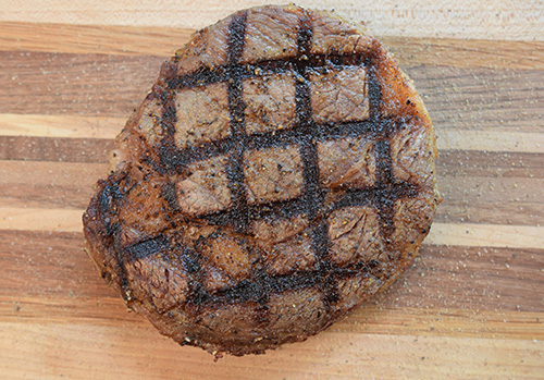 Competition-ish Style Ribeye Steak on a PKGrill