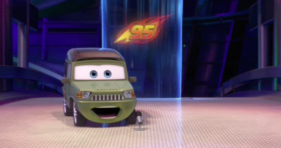 Dan the Pixar Fan: Cars 2: Miles Axlerod with Microphone