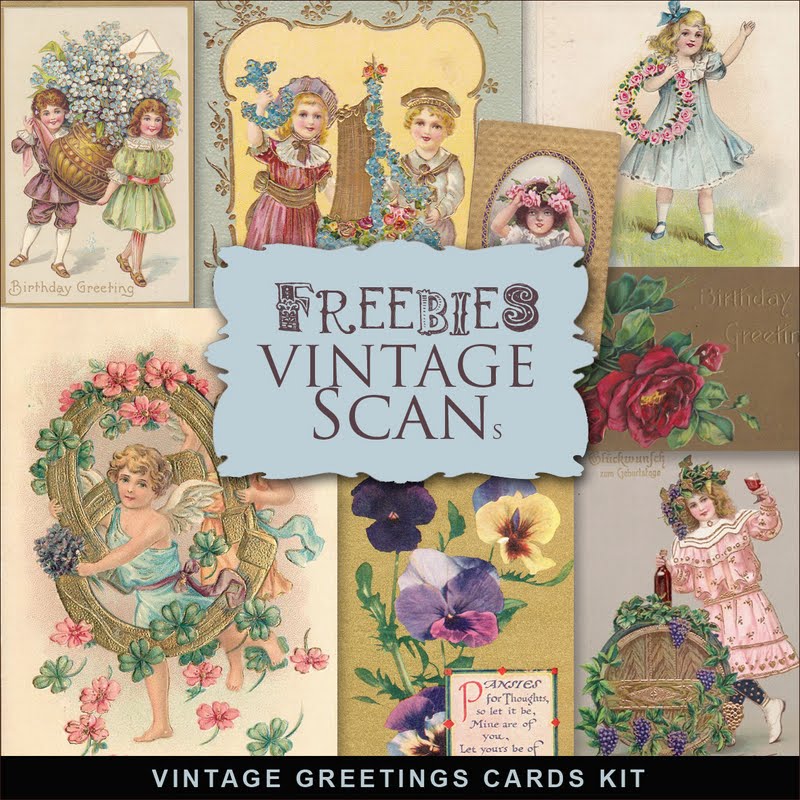 Freebies Vintage Post Cards Kit:Far Far Hill - Free database of digital ...