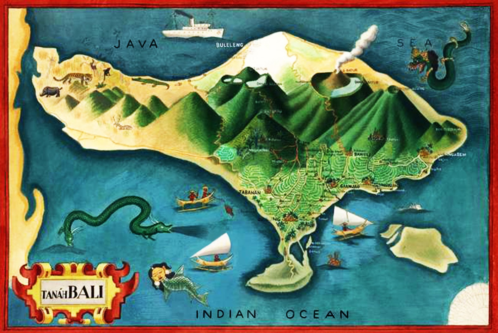 Top 10 most amazing maps of Bali you've ever seen - HOUSE OF BALI