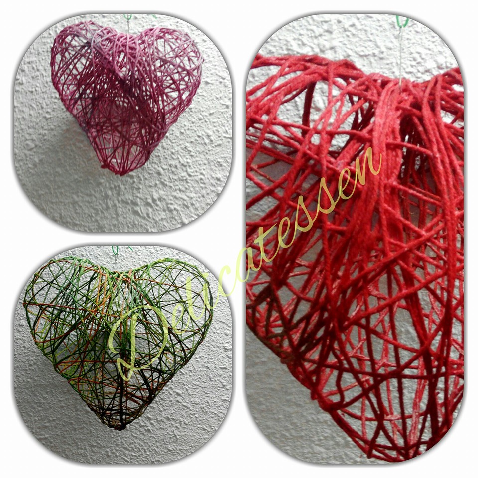 DELICATESSEN: Corazones de hilo