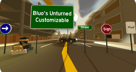 Unturned Brasil | OFICIAL: CUSTOMIZABLE TRAFFIC SIGNS MOD