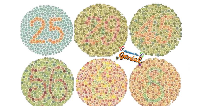 Teste daltônico - Consegue ver todos os números? | Matemática Genial