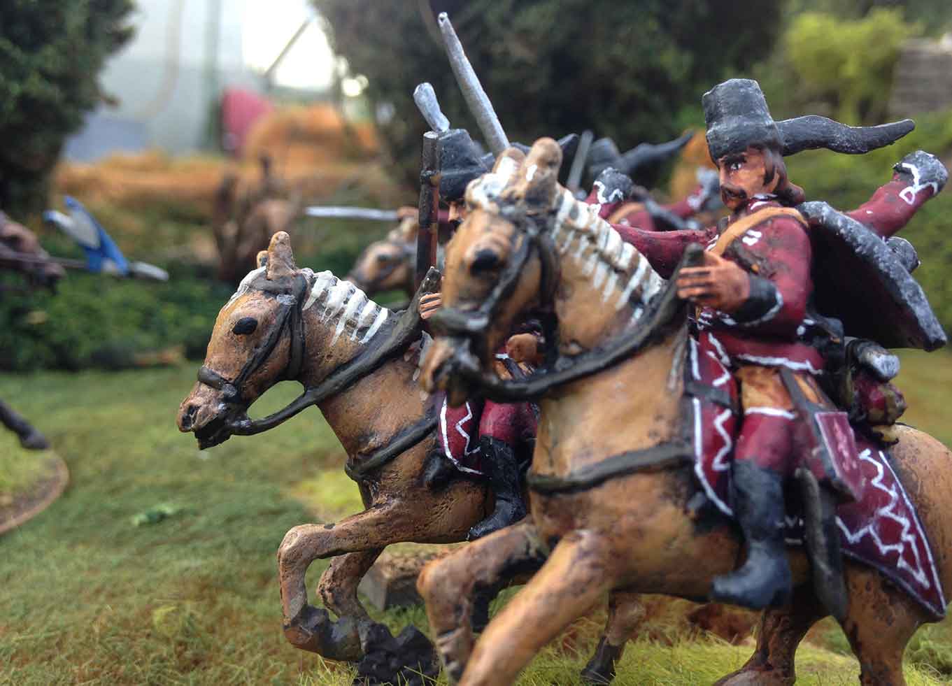 Scheck´s Zinnsoldatenkriege: Prussian Red Hussars