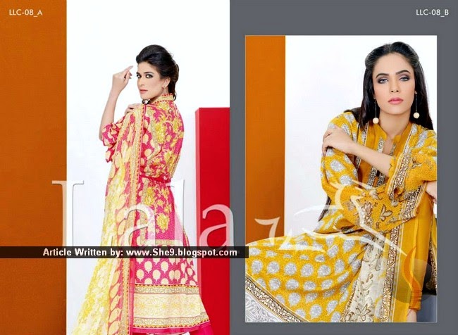 LALA CLASSIC CRINKLE Lawn Collection 2015 ~ She9 | Change the Life Style