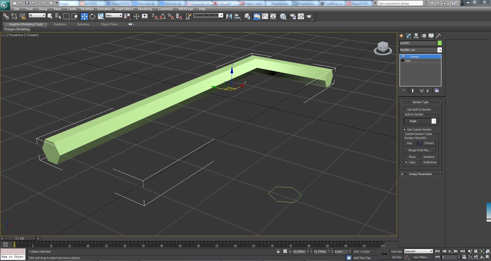 Extruir una forma a lo largo de un recorrido con 3D STUDIO - AYTUTO Blog