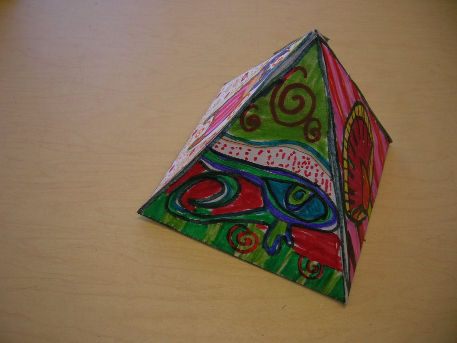 The Elementary Art Room!: Romero Britto Pop Art Pyramids